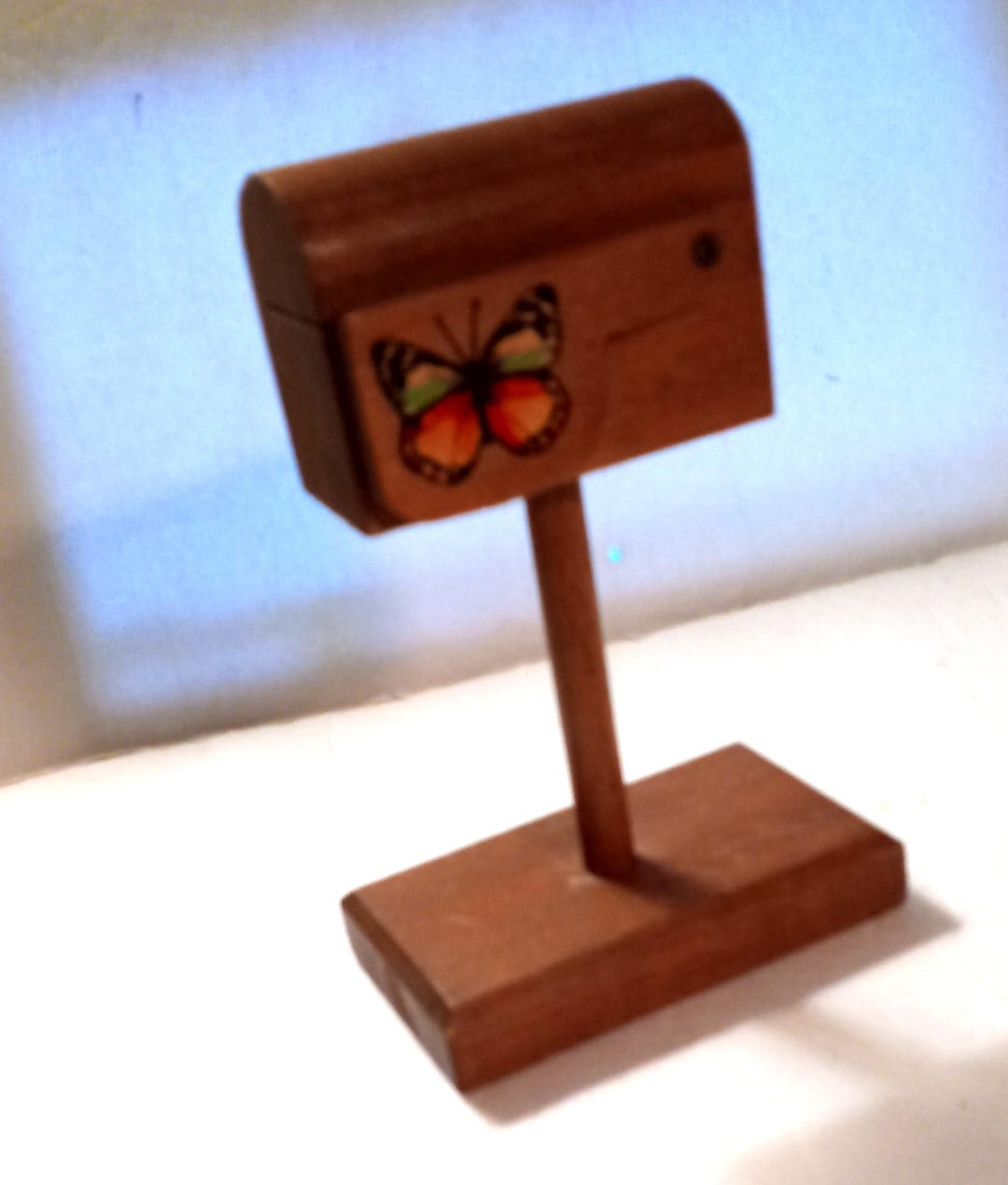 Vintage Wooden Stamp Roll Dispenser - Etsy