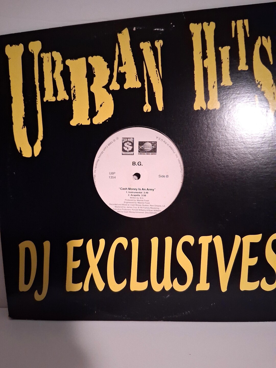 Urban Hits - DJ Exclusives - Cash Money is an Army -- LP Album Single ...