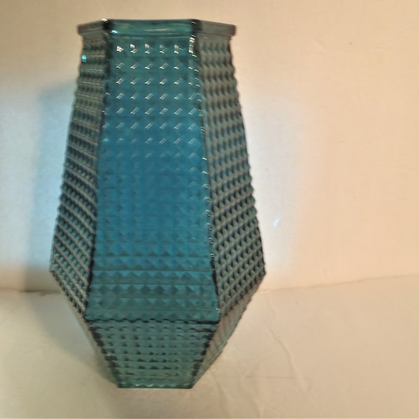 Teal Flower Vase - Etsy