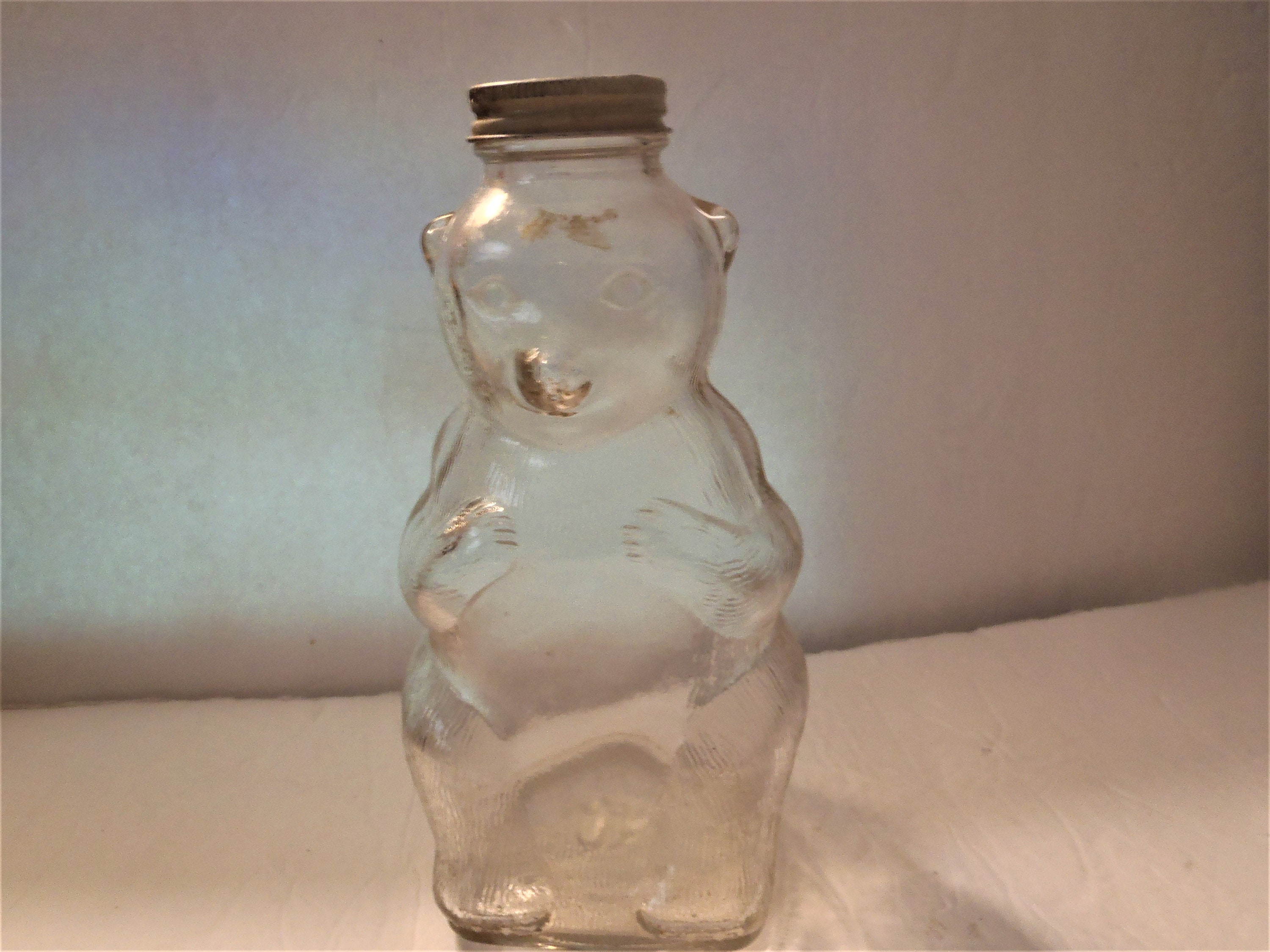 Snow Crest Beverages Glass Bear Bank - Etsy