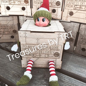 Elf Arrival Crate One or Two Elves - Etsy