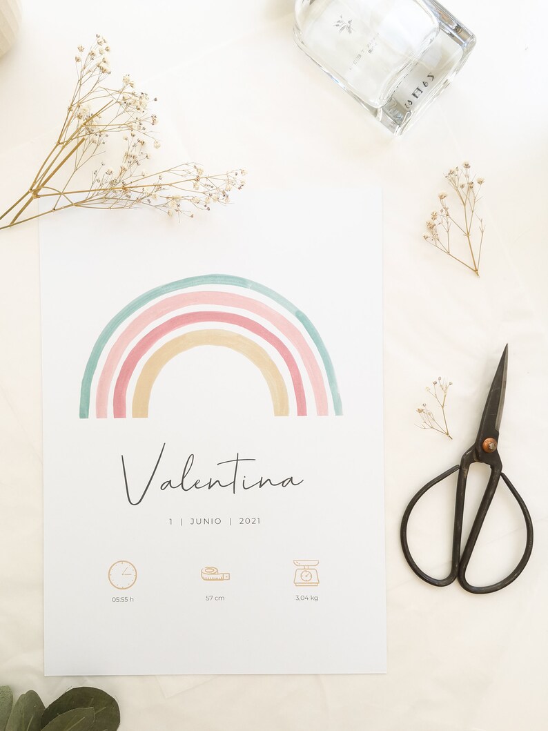 Welcome Baby Sheet Personalized With the Name and Data of the Newborn ...