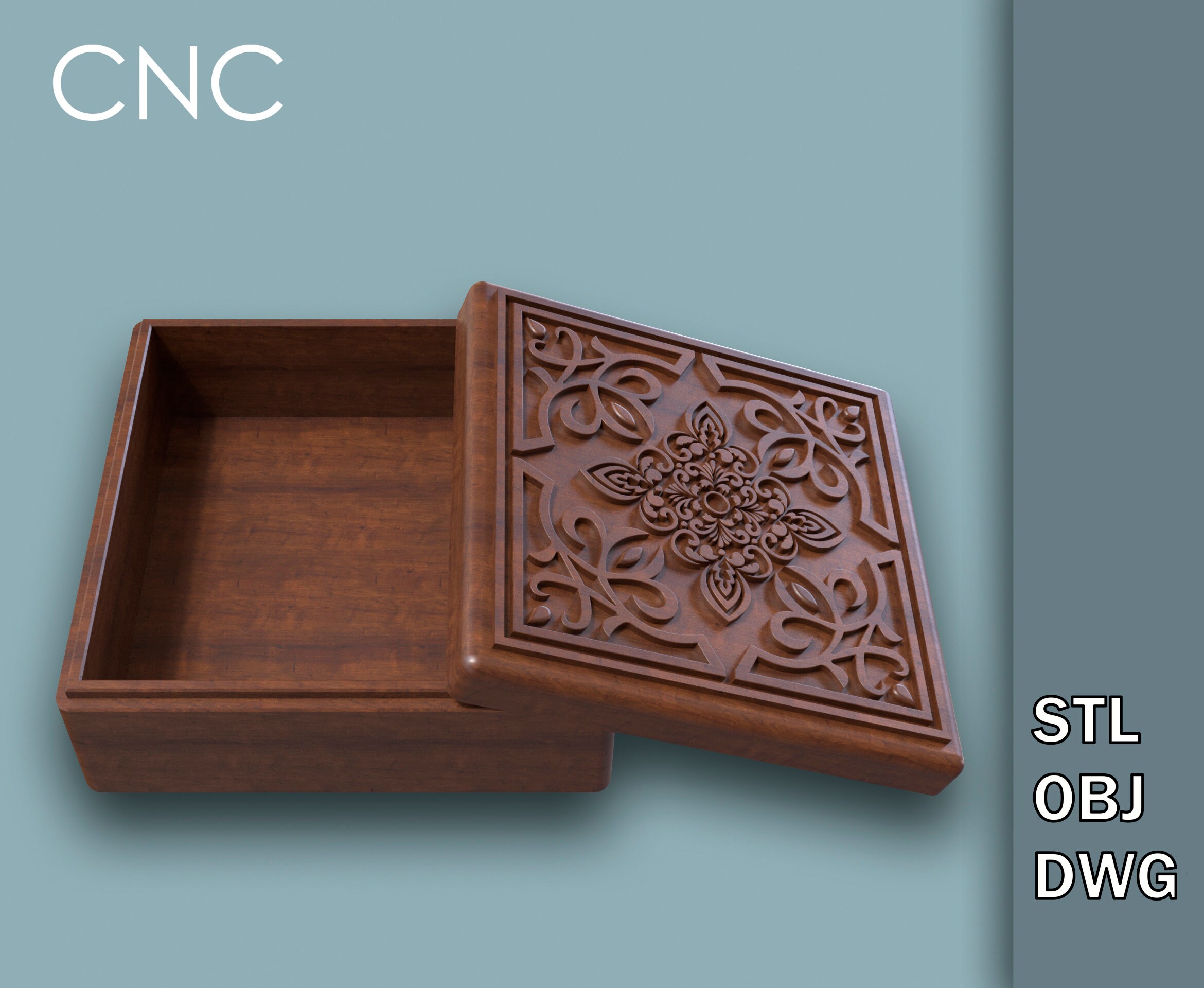 Jewelry Box Set, Jewelry Storage Box STL, Box for Bracelet, Earrings ...