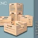 Storage Box Set, 5 Different Size Boxes, CNC Laser Cut Files, DXF, Dwg ...