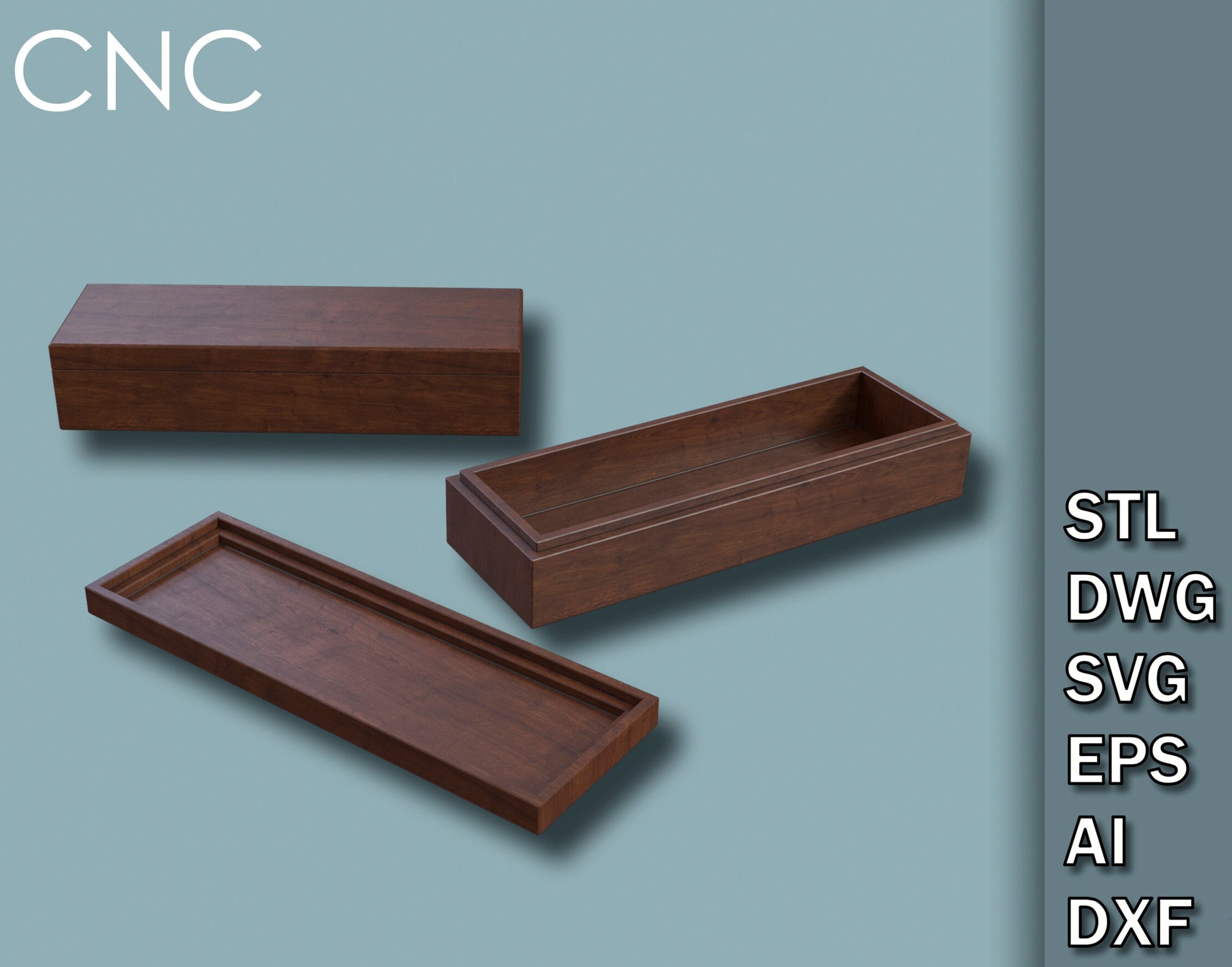 Bracelet Box Stl Model Jewelry Box STL Models for 3D - Etsy