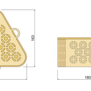 Living Hinge Box, Box With Lid Svg, Flexible Vector Files for Laser Cut ...