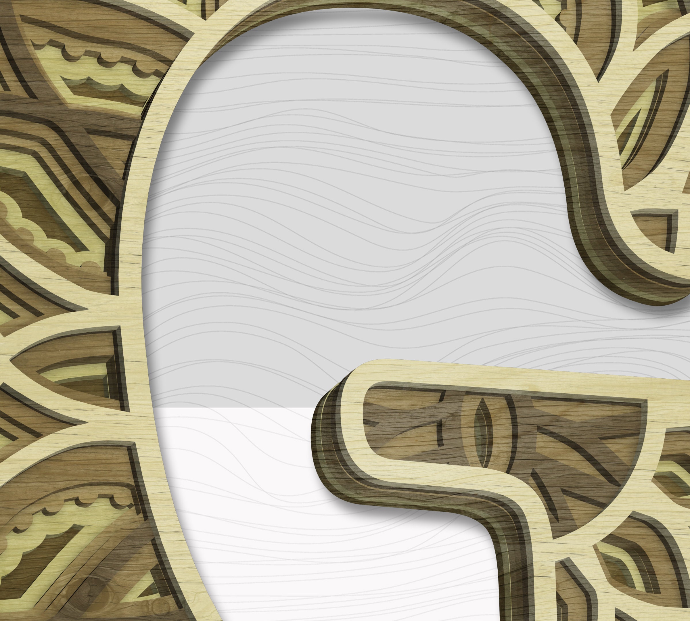 Layered Letter G SVG Alphabet 3D Letters Digital File for - Etsy