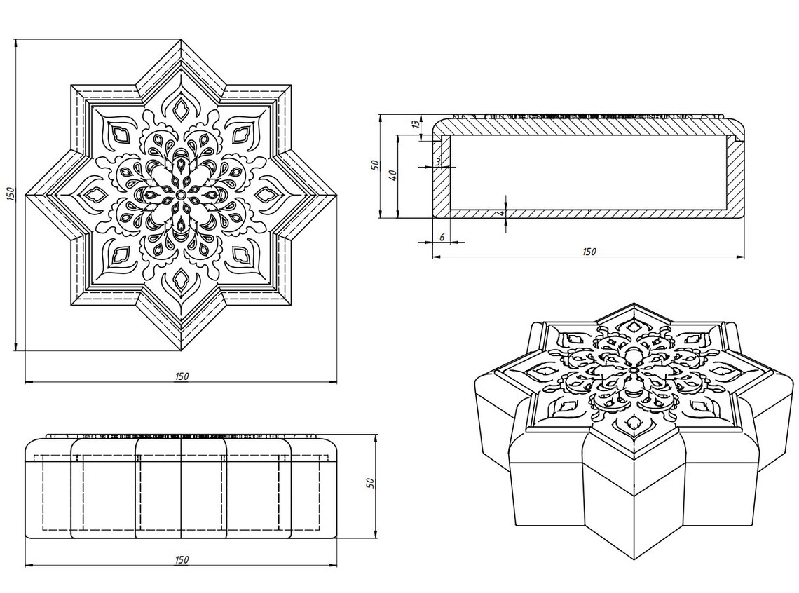Jewelry Storage Box STL STL Models for 3D Printing Stl Obj - Etsy