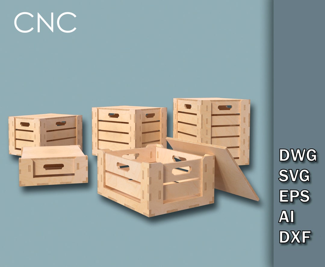 Storage Box With Lid, Different Size Boxes, Boxes Svg, Storage Box ...