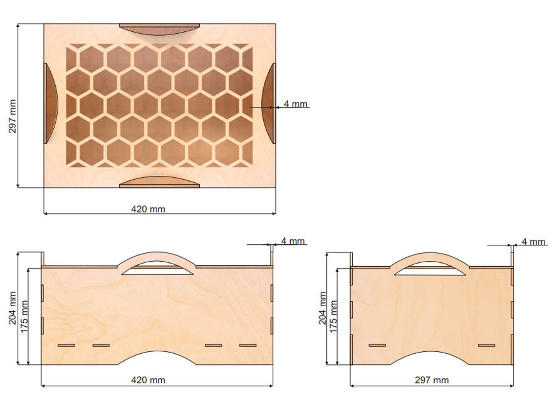 Wooden Box With Lid, DIY Stackable Boxes, Stackable Storage Rack, CNC ...