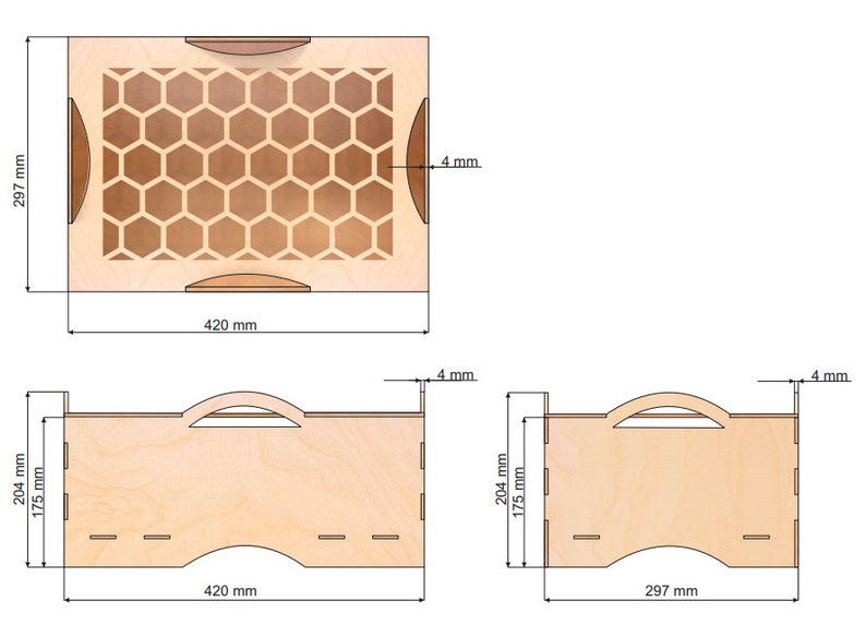 Wooden Box With Lid DIY Stackable Boxes Stackable Storage - Etsy