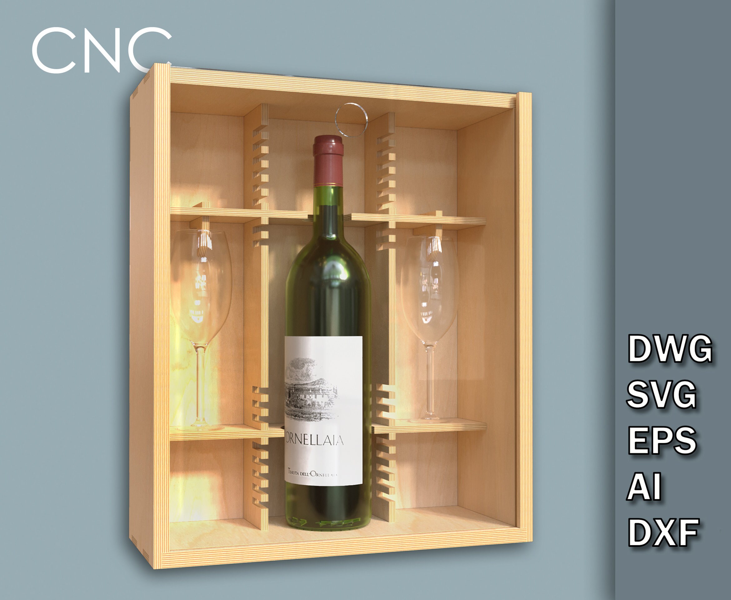 Soporte para botellas de vino botellero modular svg estante - Etsy México