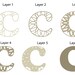 Multilayer Letter С, Digital File, Wall Art Layered, DXF Alphabet ...