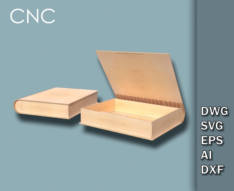 Living Hinge Box Flexible Vector Files for Laser Cutting - Etsy