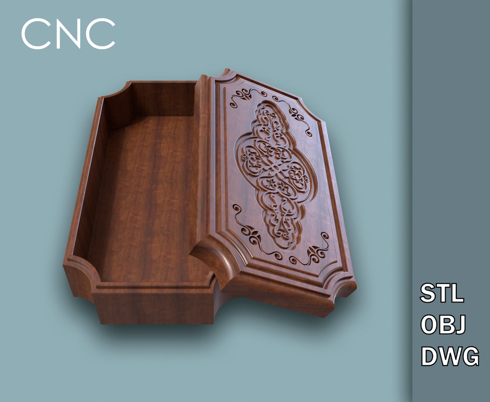 Jewelry Storage Box STL STL Models for CNC and 3D Printing - Etsy