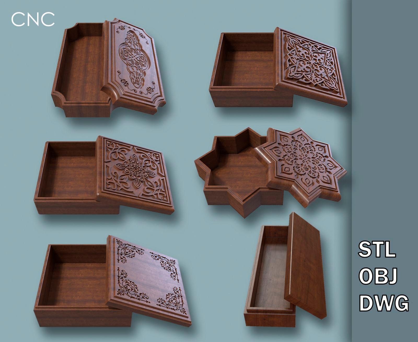 Jewelry Box Set Jewelry Storage Box STL Box for Bracelet - Etsy