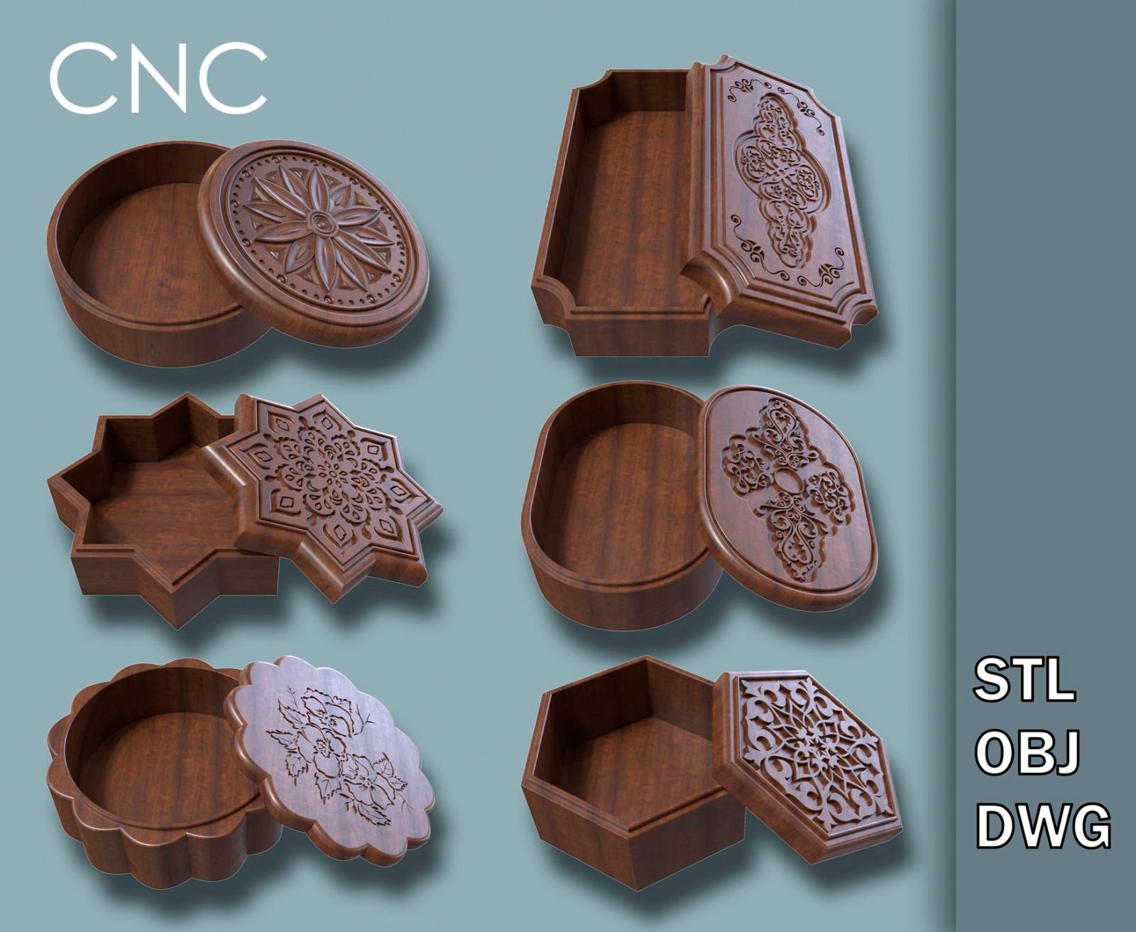 Jewelry Box Cnc Files - Etsy