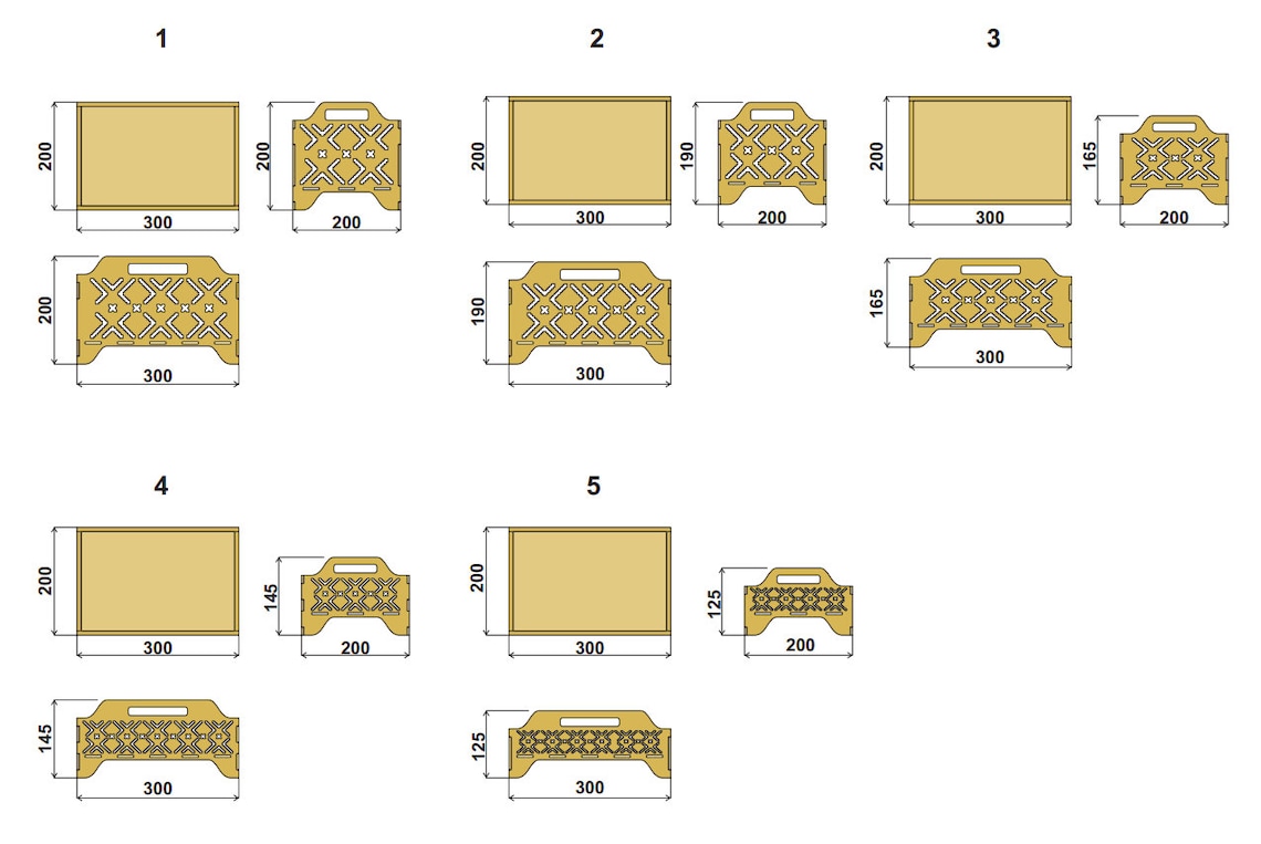 DIY Stackable Boxes Stackable Storage Boxes Digital Product - Etsy