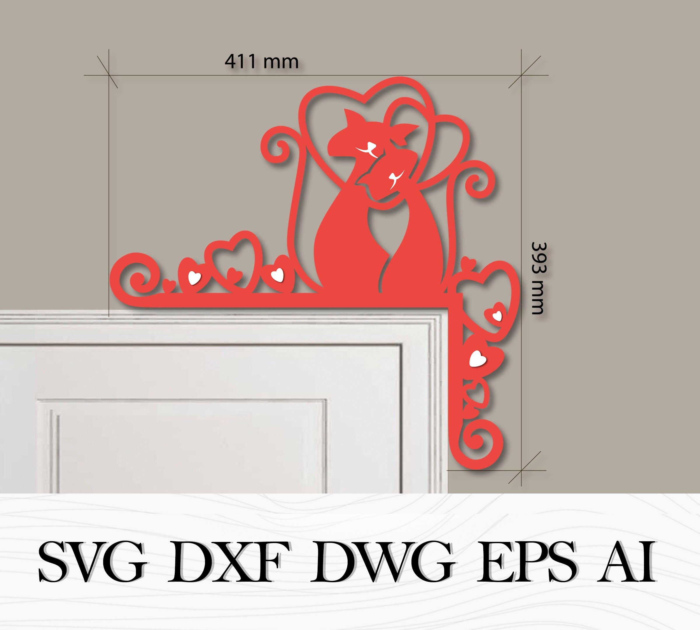 Door Corner Sign for Valentine's Day Valentines Day Sign - Etsy