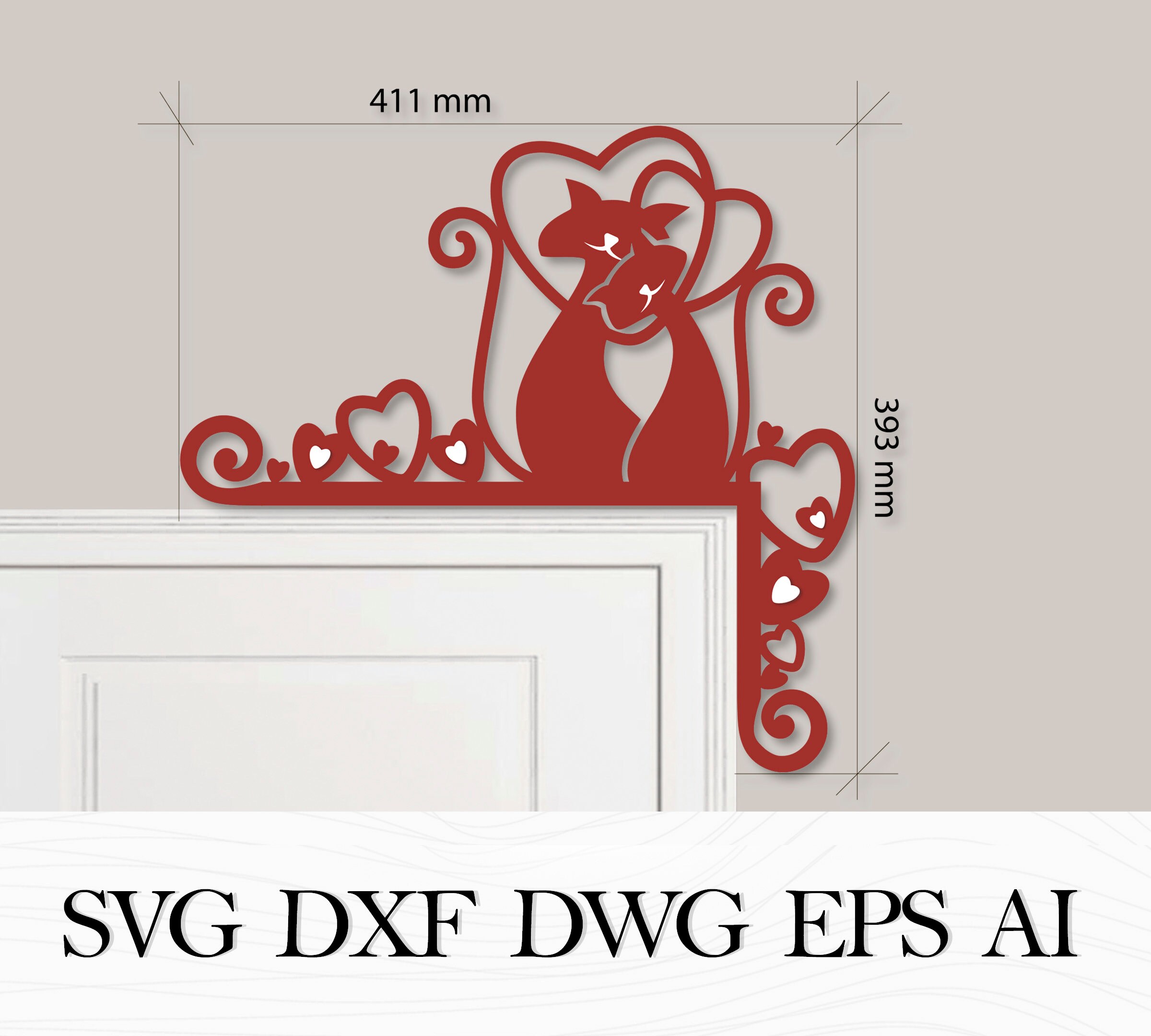 Door Corner Sign for Valentine's Day Valentines Day Sign - Etsy