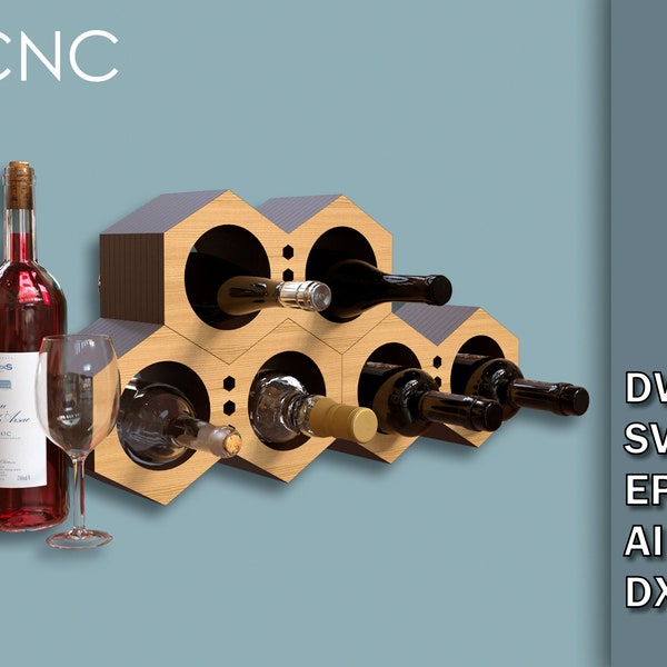 Wooden Wine Rack - Etsy