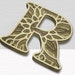 Layered Letter R, SVG Alphabet, 3D Letters, Multilayer Mandala Letter R ...