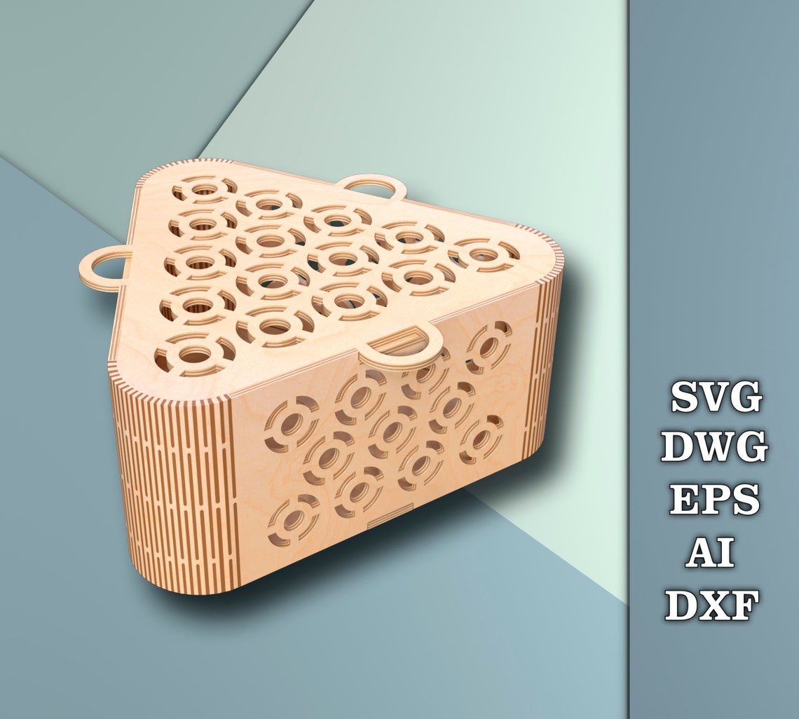 Living Hinge Box Box With Lid Svg Flexible Vector Files for - Etsy