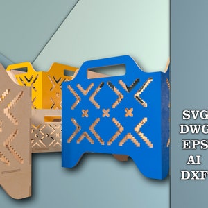 DIY Stackable Boxes, Stackable Storage Boxes, Digital Product Dwg, Svg ...