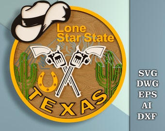 Round Lone Star Cut - Etsy