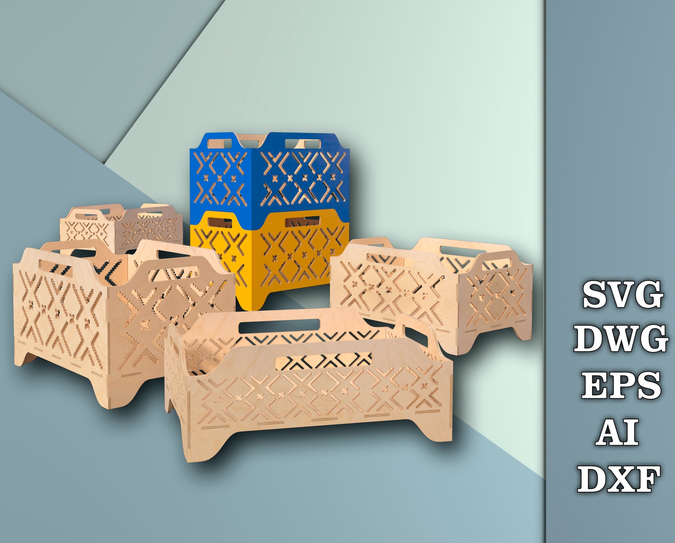 DIY Stackable Boxes Stackable Storage Boxes Digital Product - Etsy