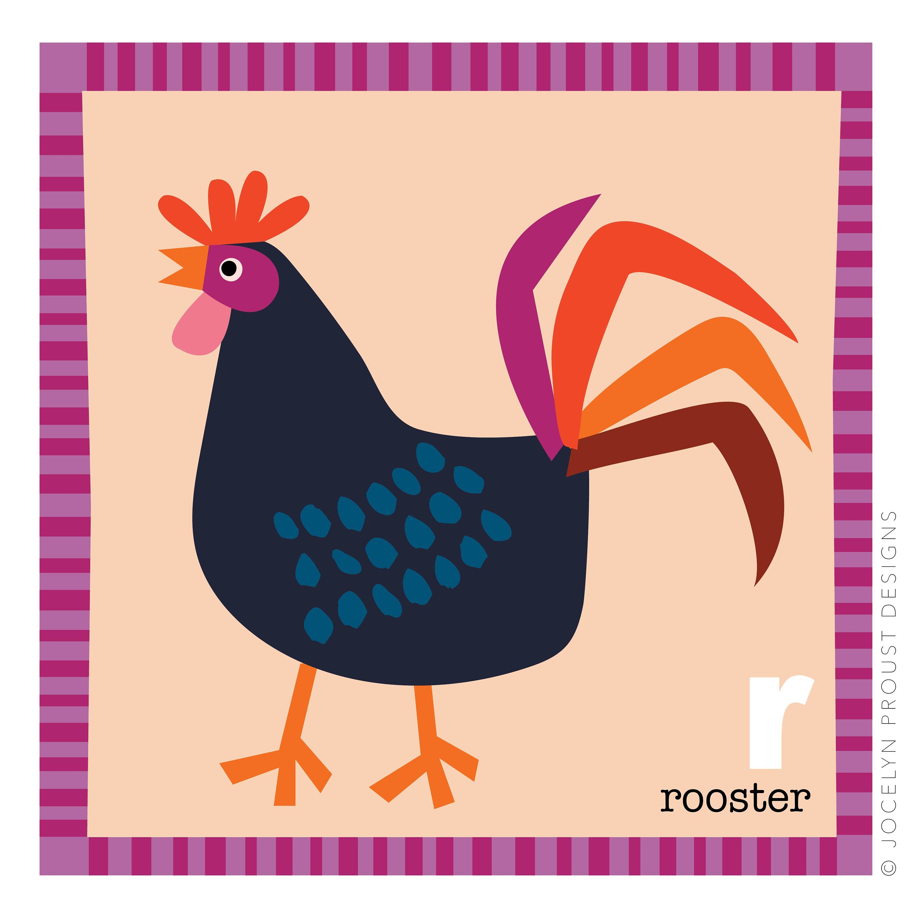 Tier Alphabet Poster A1 Größe ABC Kinderzimmer Wandkunst | Etsy