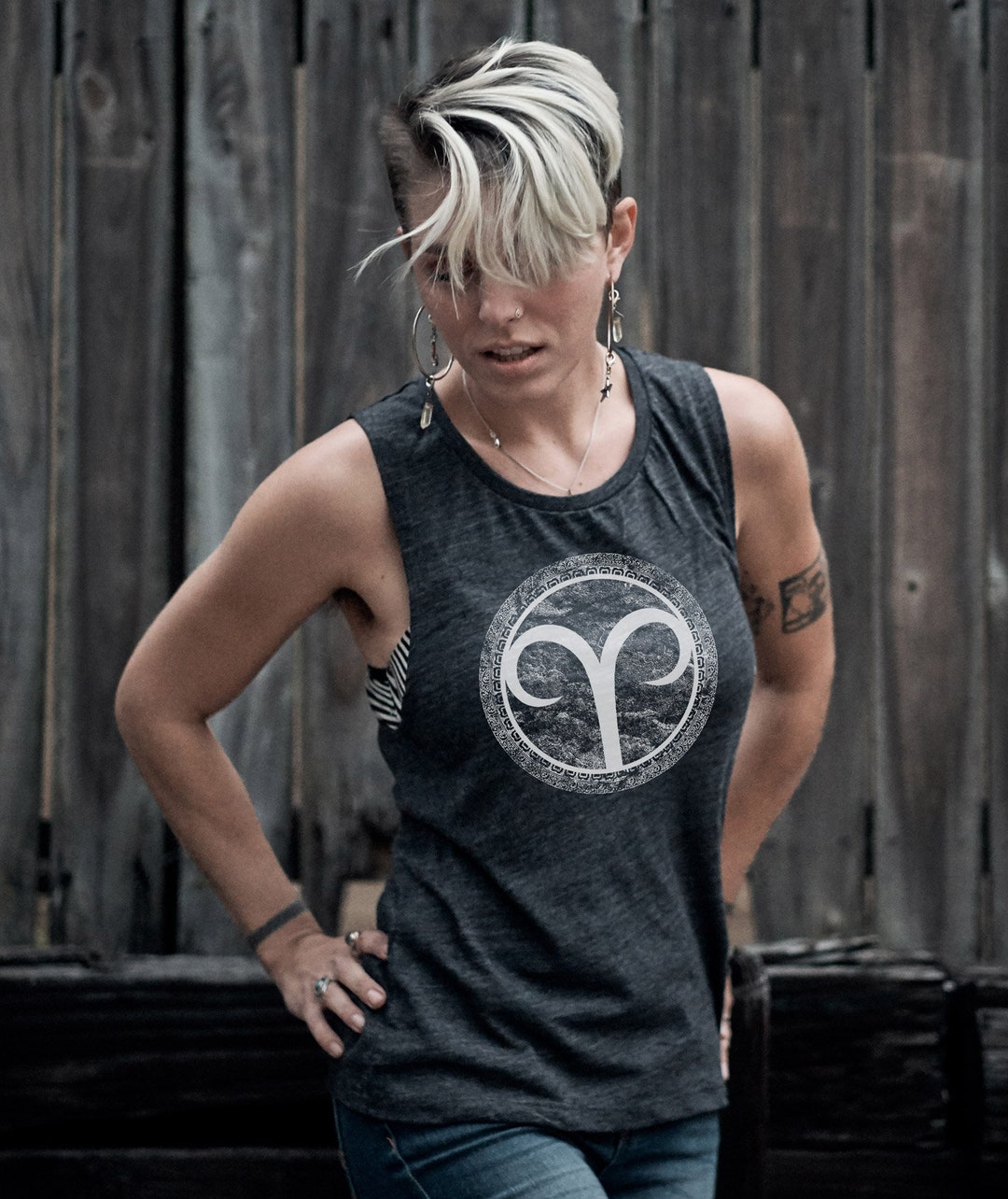 Aries Muscle Tank. Buy Any 2 Items, Get 1 FREE Slouchy Tee Women's Low ...