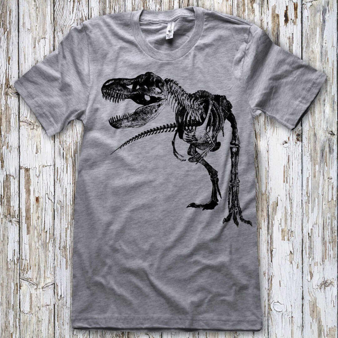 Buy 2, Get 1 FREE Tshirt Trex Shirt! Tyrannosaurus Skeleton Shirt ...