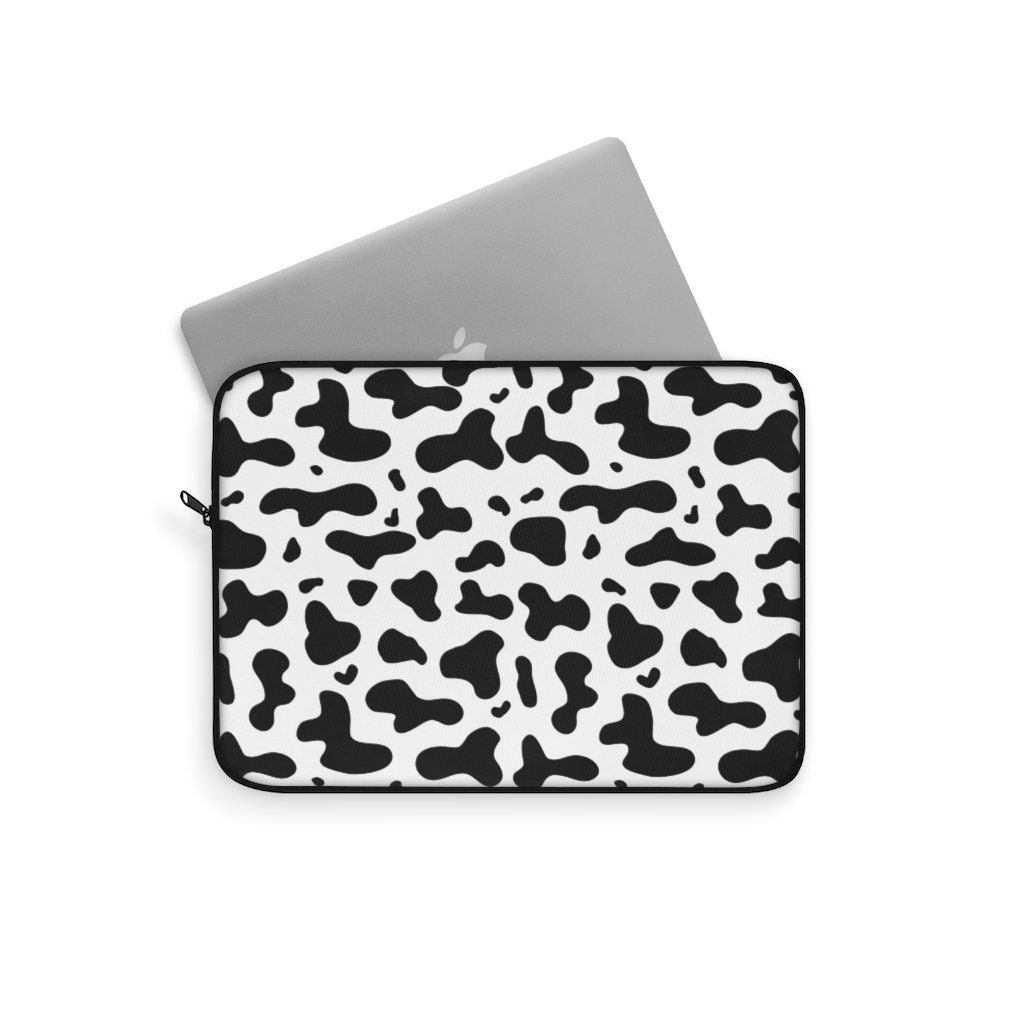 Cute Cow Print Custom Design MacBook Tablet Laptop Sleeve | Etsy