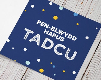 Tadcu Birthday Card - Etsy UK