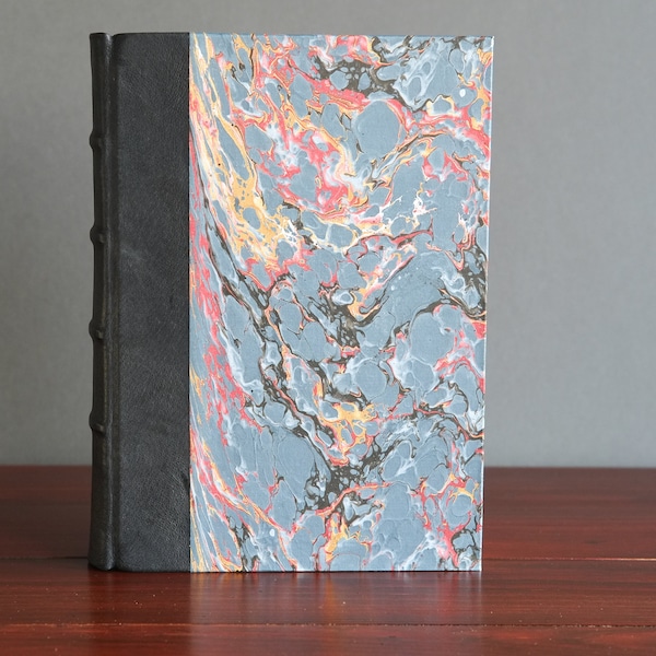Marbled Book - Etsy