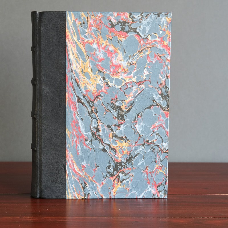 Marbled Book - Etsy