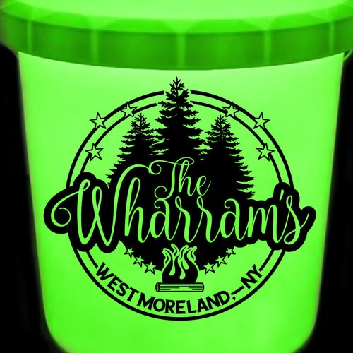 Last Name Campsite Digital Decal DIY Camping Vinyl for 5 - Etsy