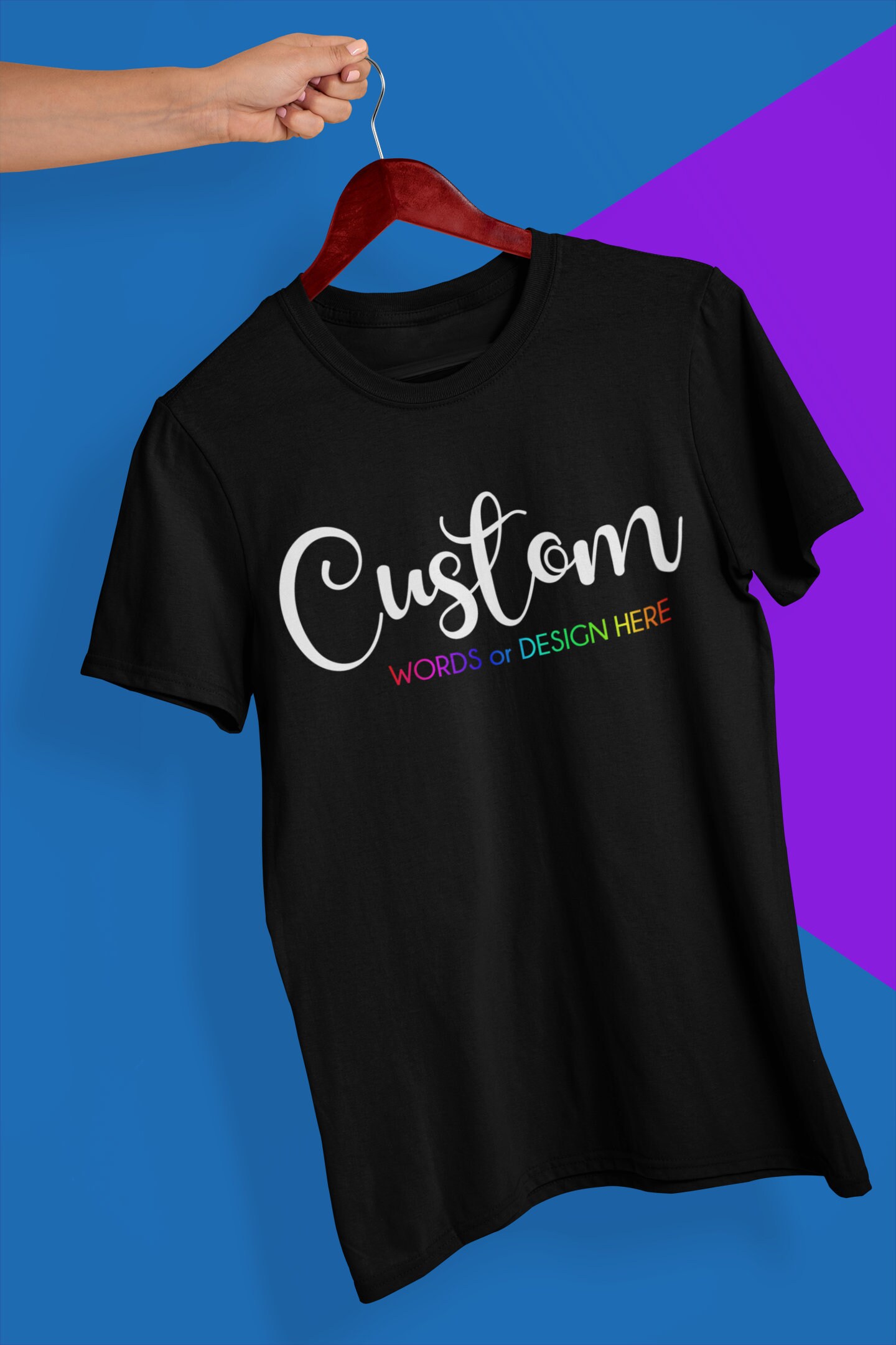 Custom Shirt Adult Full Color Personalized Shirt Your | Etsy