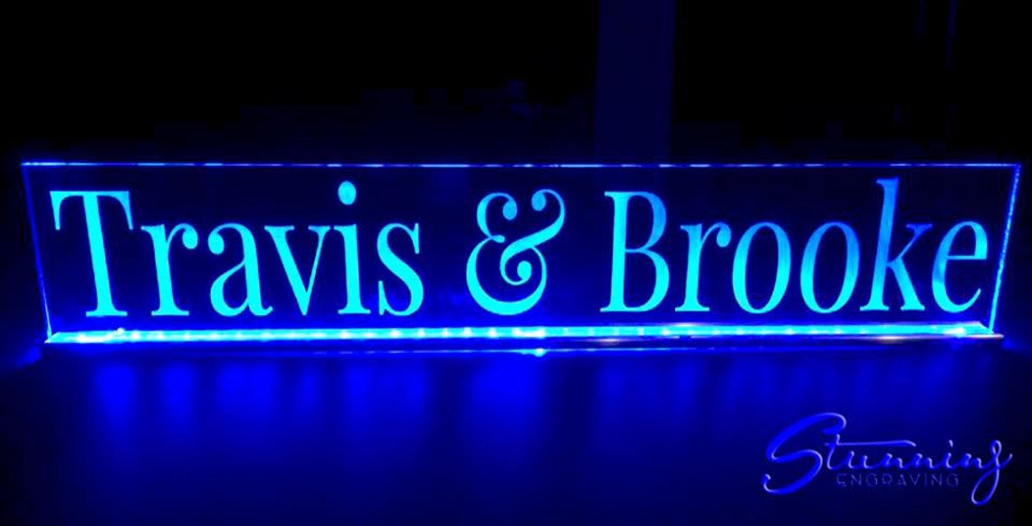 Elegant Wedding Head Table Sign Couple Gift Decoration LED - Etsy
