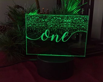 Acrylic Led Table Numbers - Etsy