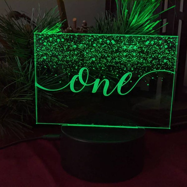 Light up Table Numbers - Etsy