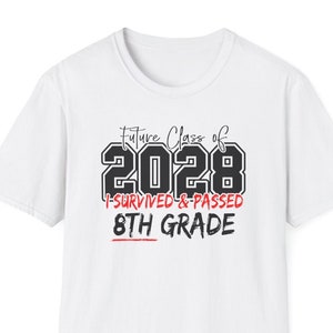 8th Grade Class of 2028 SVG PDF File, Digital File, Instant Download, I ...