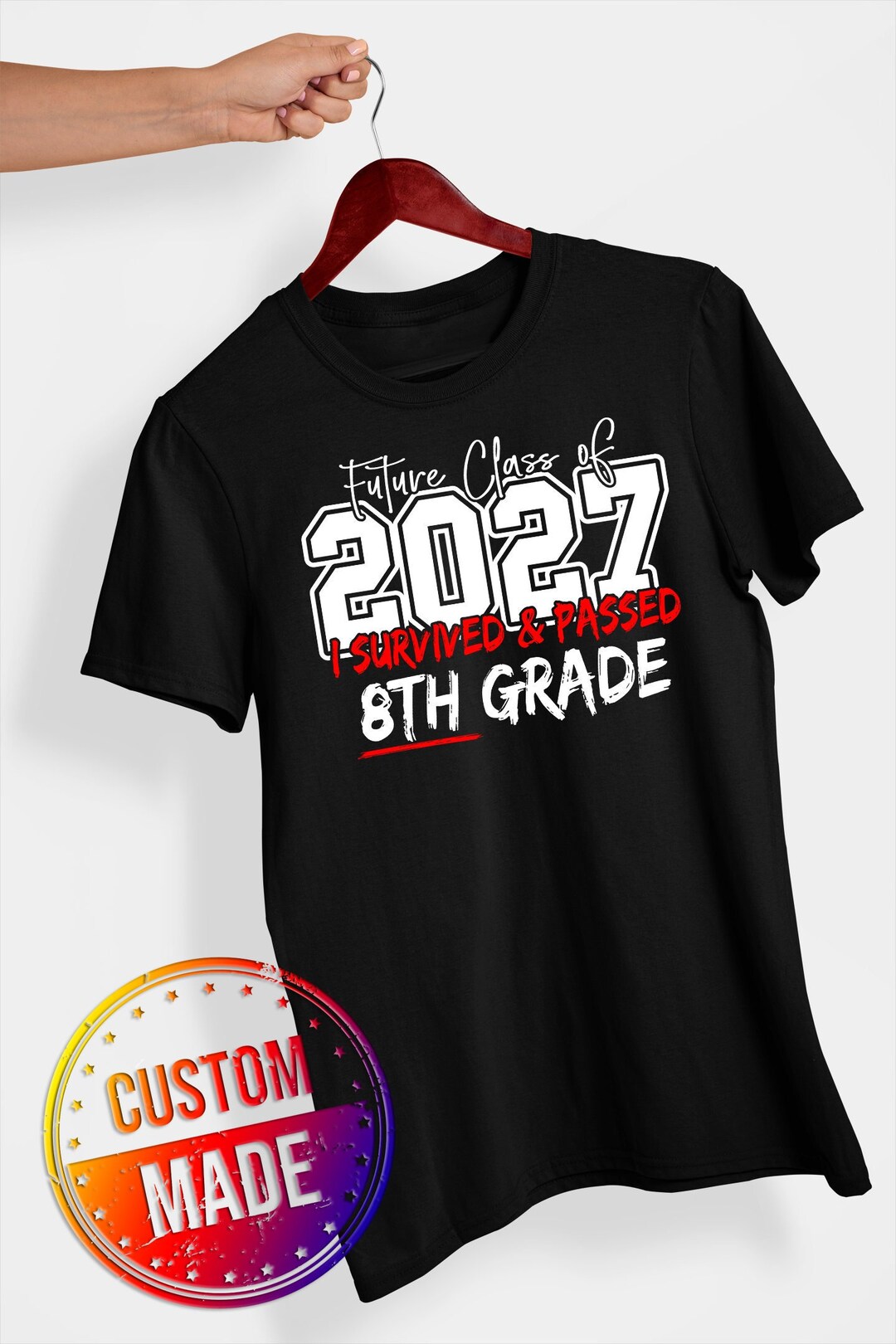 8th Grade Future Class of 2027 Adult Size Short Sleeve - Etsy