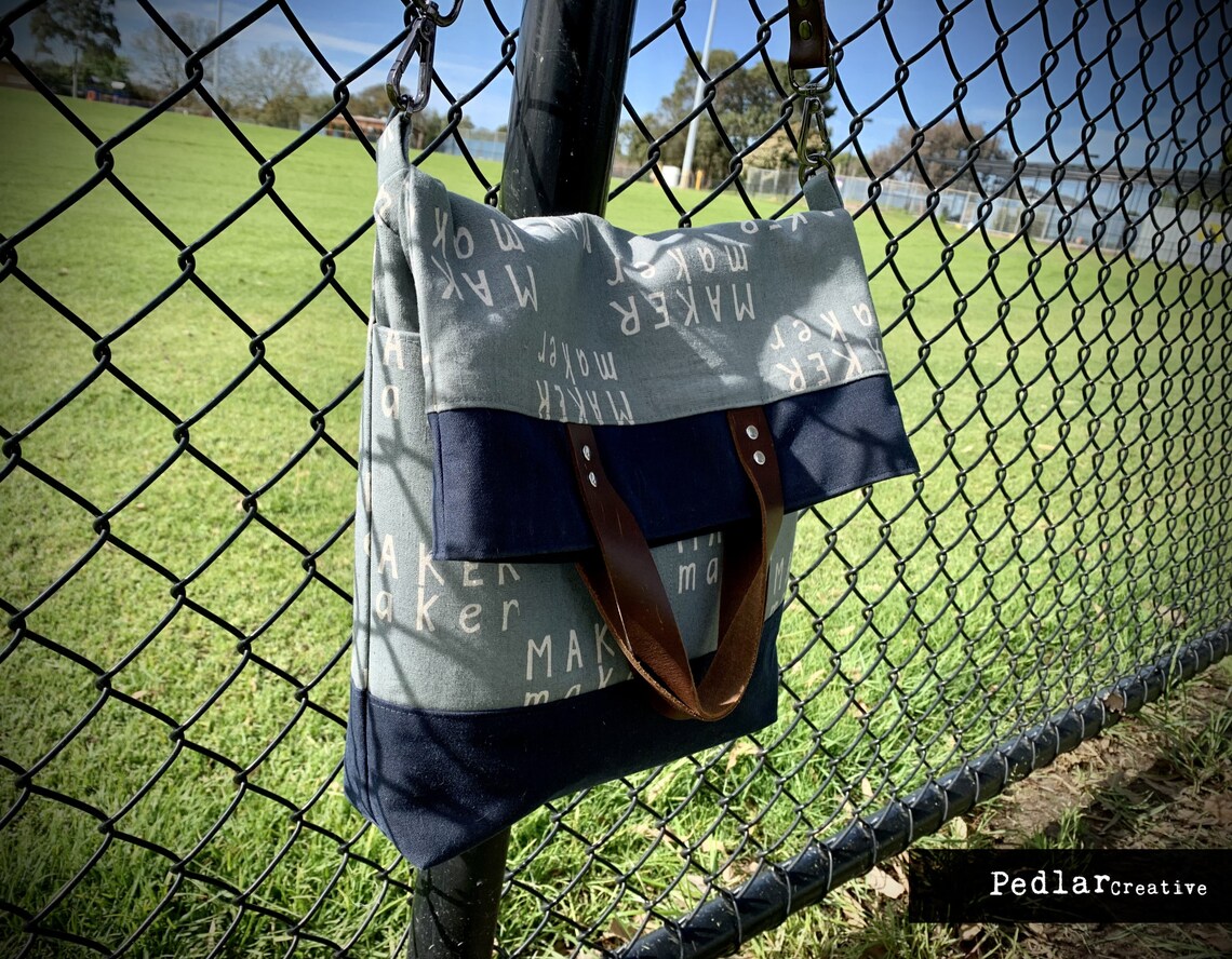 Pedlar Foldover Tote Bag PDF Sewing Pattern - Etsy Australia