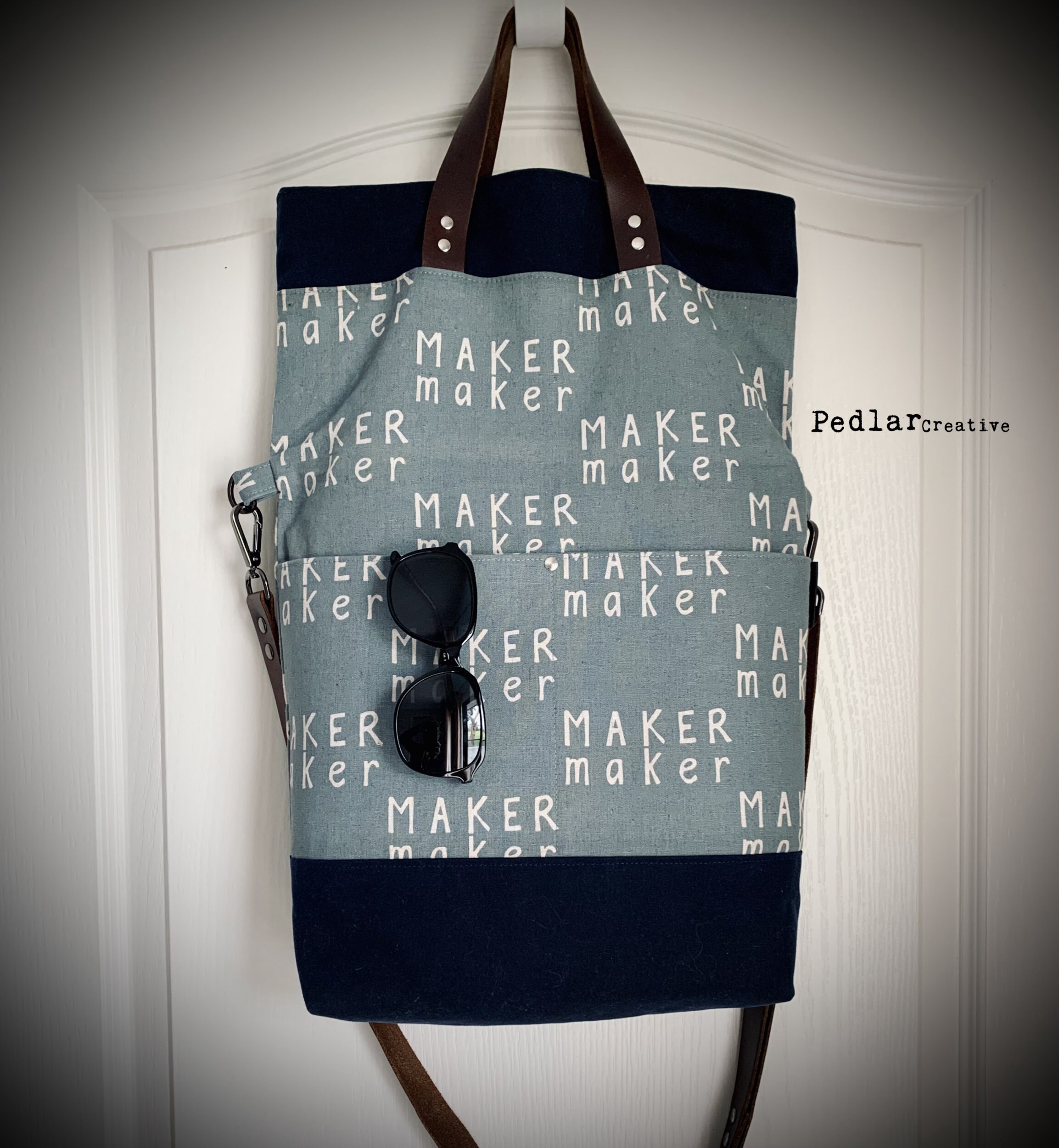 Pedlar Foldover Tote Bag PDF Sewing Pattern - Etsy