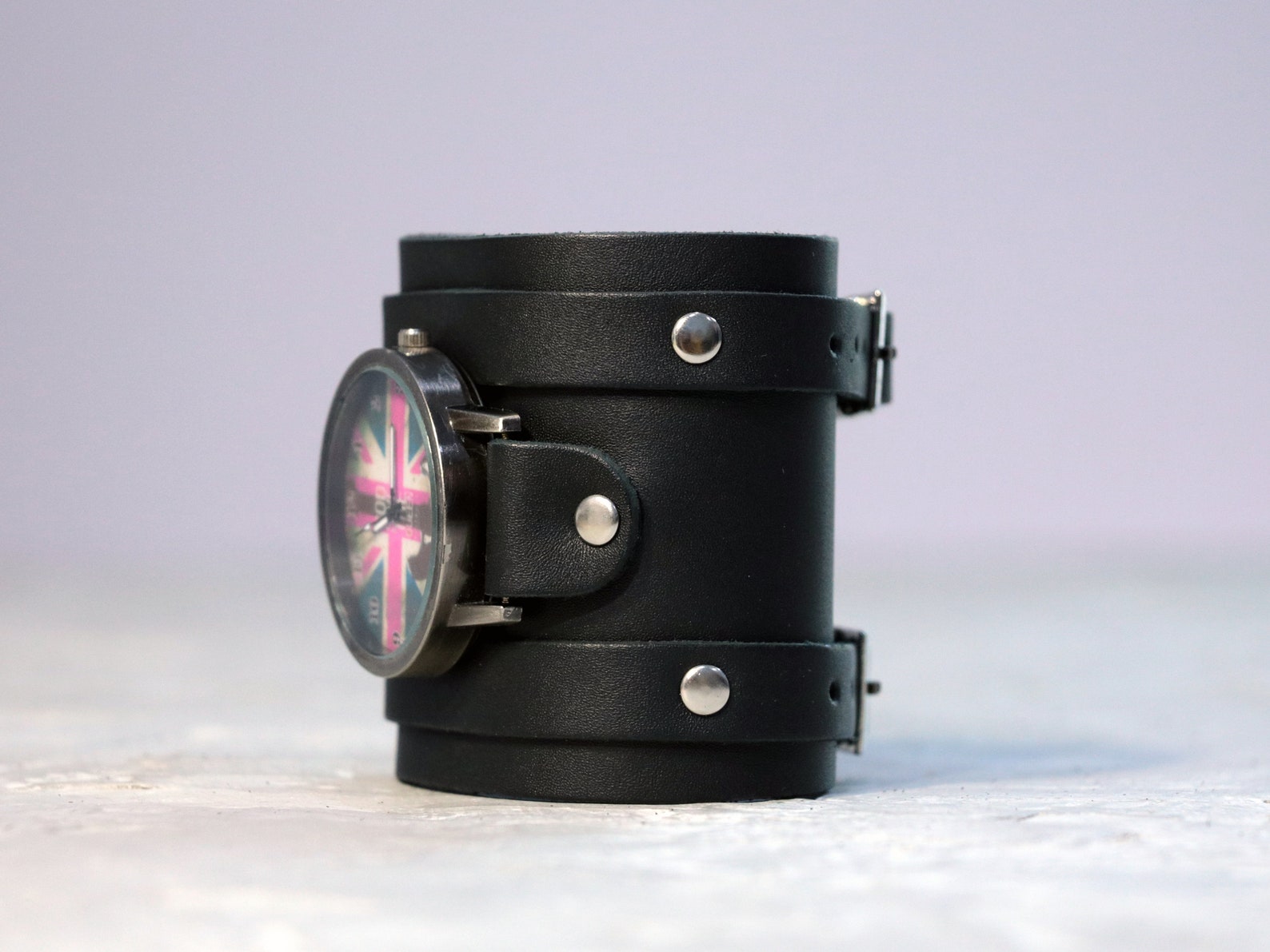 Wide Leather Watch Strap Wide Leather Watch Band Leather | Etsy