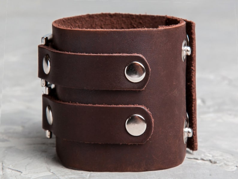 Leather Wristbands Leather Wrist Cuff Leather Cuff Bracelet | Etsy