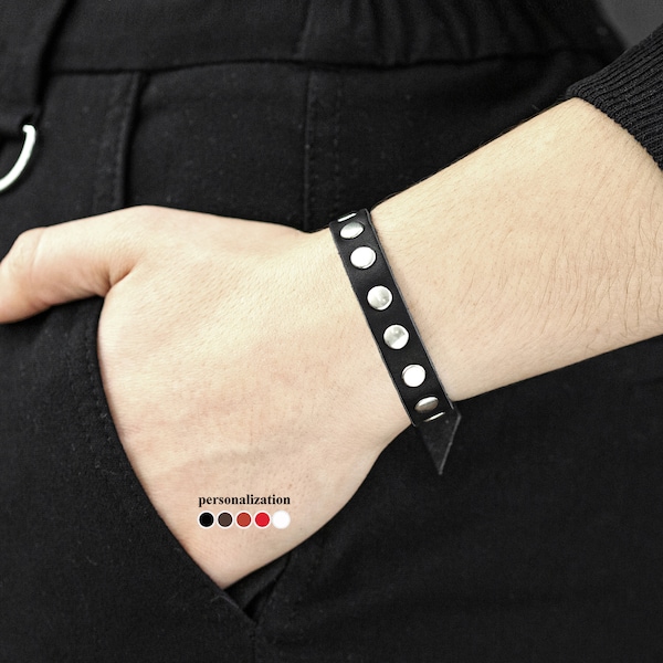 Rivet Cuff Bracelet - Etsy