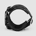 Wide Leather Watch Band for Men or Women - Wide Leather Cuff Watch Band ...
